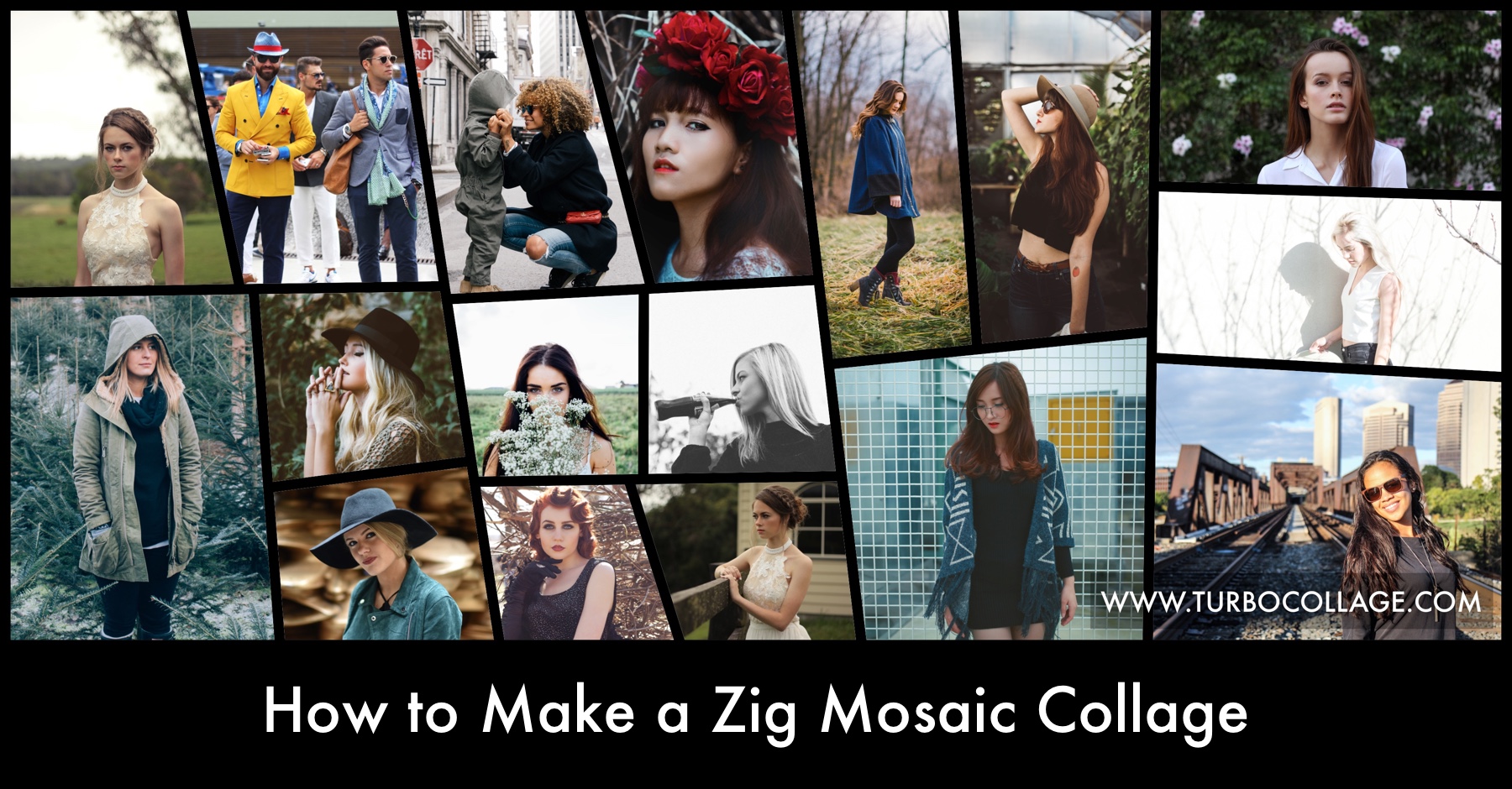 How to Make a Zig-Zag Collage | TurboCollage